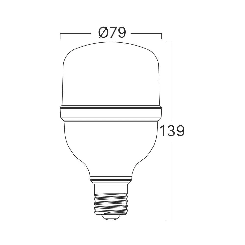 ADVANCE 20W E27 T80 PLS 6500K LED BULB