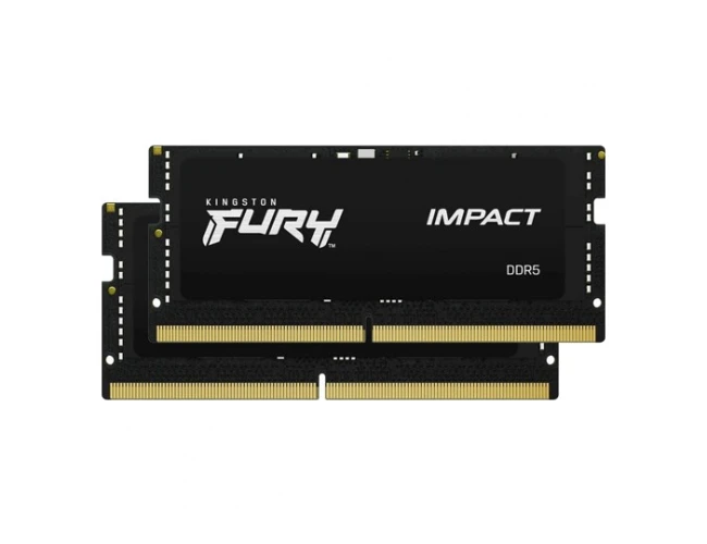 Kingston DDR5 32GB (2x16GB) 6000MT/s Fury Impact Black XMP (KF560S38IBK2-32) memorija za laptop