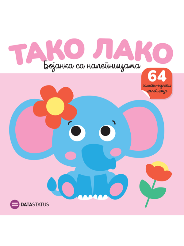 Tako lako : Slon bojanka sa nalepnicama