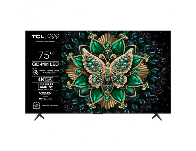 TCL 75C6K Google TV 75" 4K Ultra HD QD Mini LED