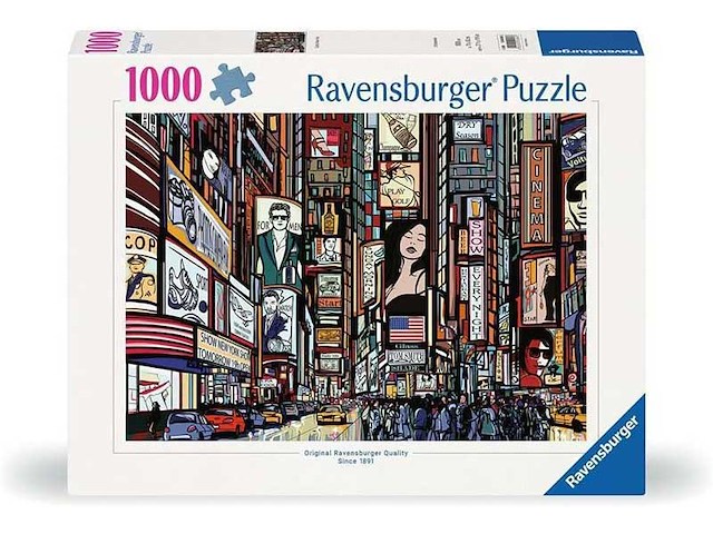 Puzzle slagalica 1000 delova Njujork u bojama - crtež Ravensburger 12000580
