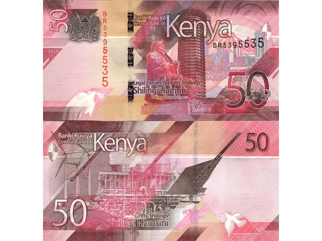 KENYA Kenija 50 Shillings 2019 UNC, P-52