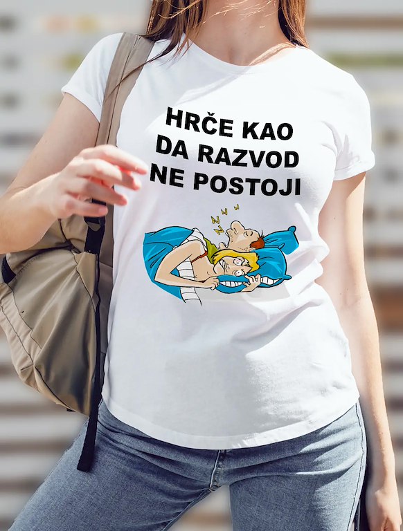 Ženska majica – Hrče kao da razvod ne postoji