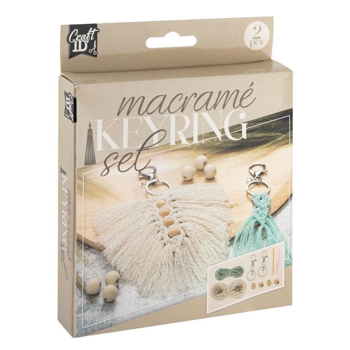 Makrame privezak za ključeve Craft Kit