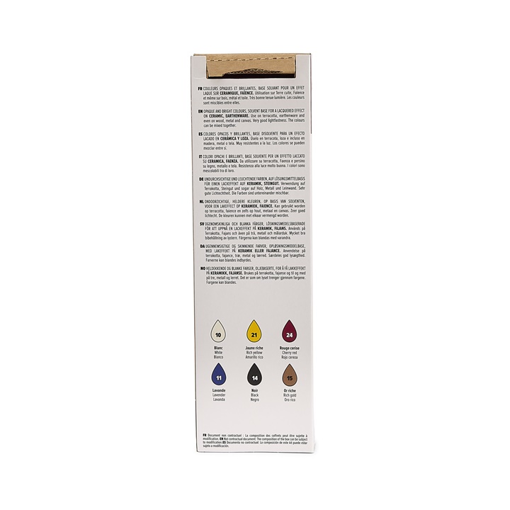 Boje za keramiku Pebeo Ceramic 6x20 ml