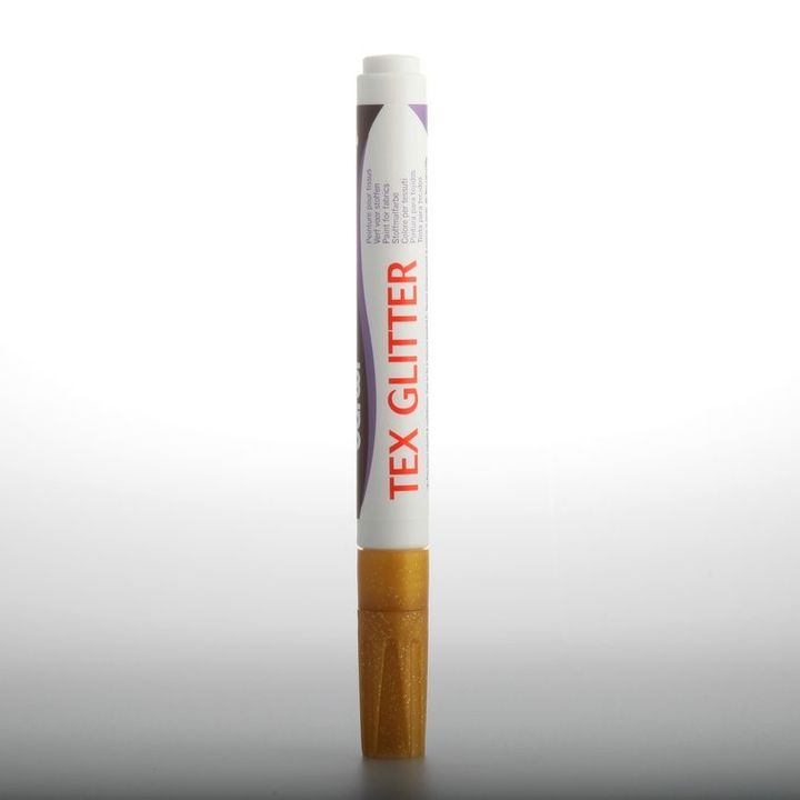 Markeri za tekstil DARWI TEX glitter 6ml | izaberite boju