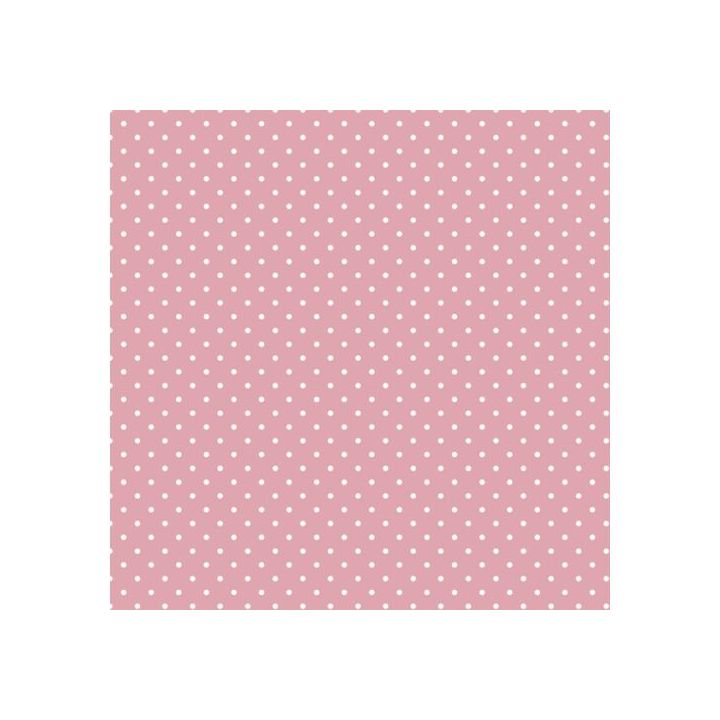 Dekupaž salvete - White Dots on Pink - 1kom