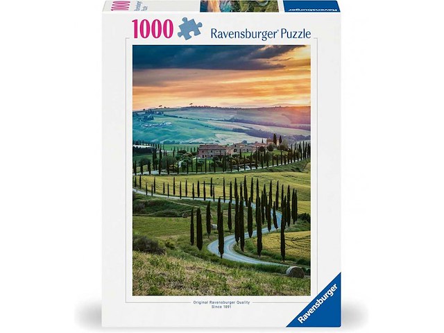 Puzzle slagalica 1000 delova Val D Orča Toskana Ravensburger 12001208