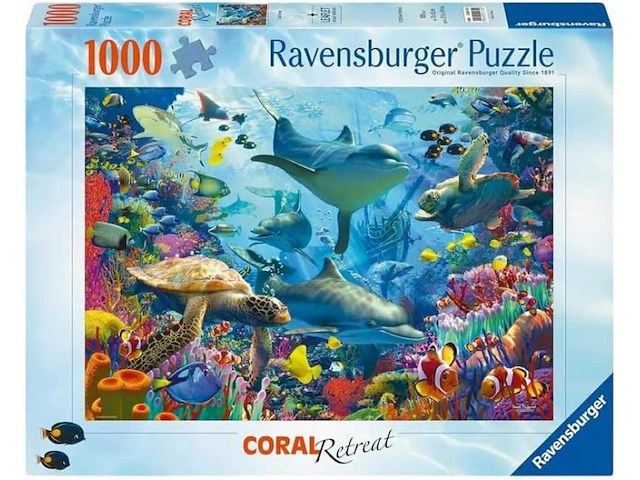 Puzzle slagalica 1000 delova Na koralnom grebenu Ravensburger 12001172