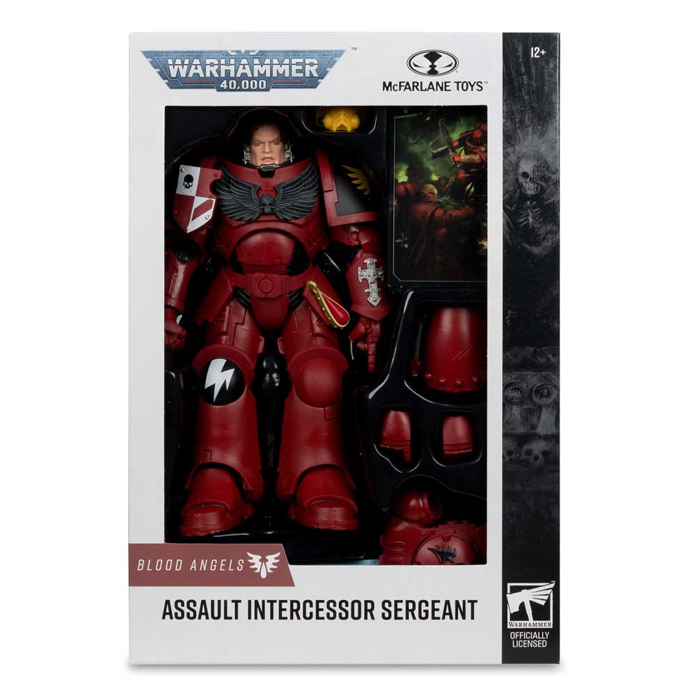 Warhammer 40,000 Action Figure Assault Intercessor Sergeant (Blood Angel) (18 cm)