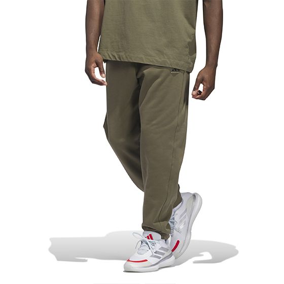 BASKETBALL FLEECE JOGGERS 'OLIVE STRATA'