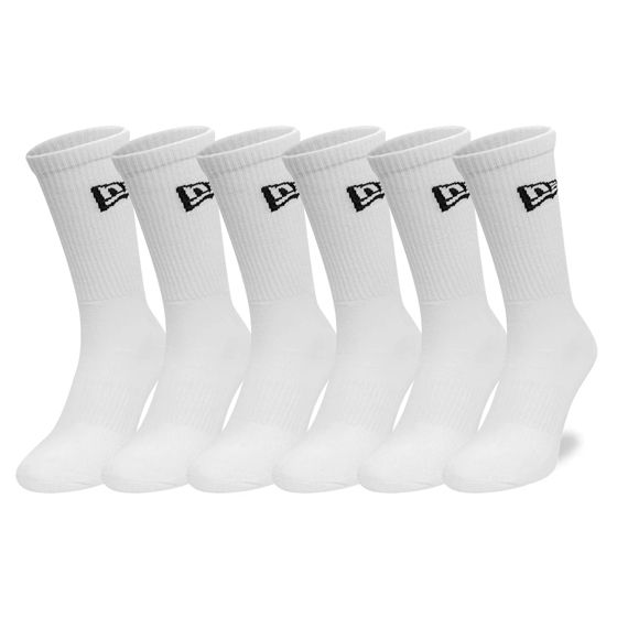FLAG 6-PACK CREW SOCKS 'WHITE'