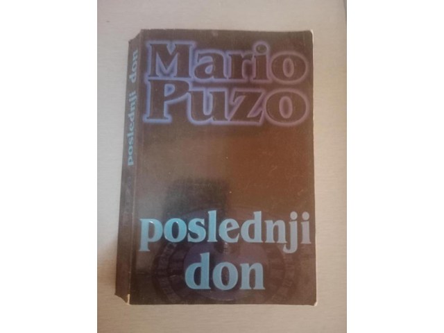 Poslednji don- Mario Puzo