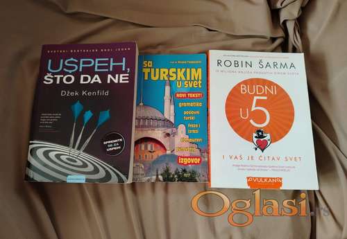 3 knjige 1.Uspeh sto da ne 2.Sa Turskim u svet 3.Budni u 5