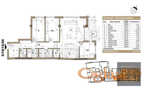 Četvorosoban! Sa pdv-om! Salajka!