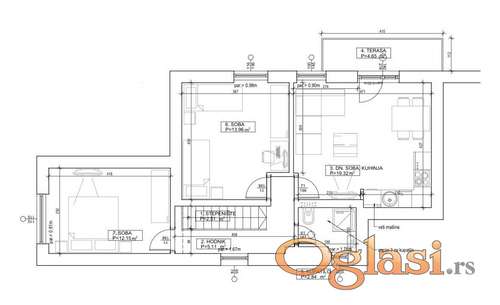 Stan NOVI SAD,CENTAR,kv: 63, € 198000, ID: 1019234