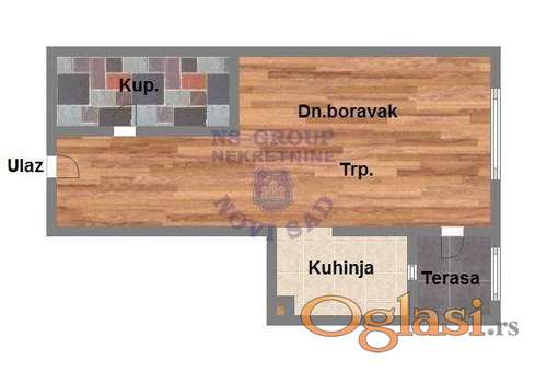 PRILIKA ZA ODLICAN STAN 76.850e ~~~ IMA POVRAT PDV-A - IZDVOJENA KUHINJA