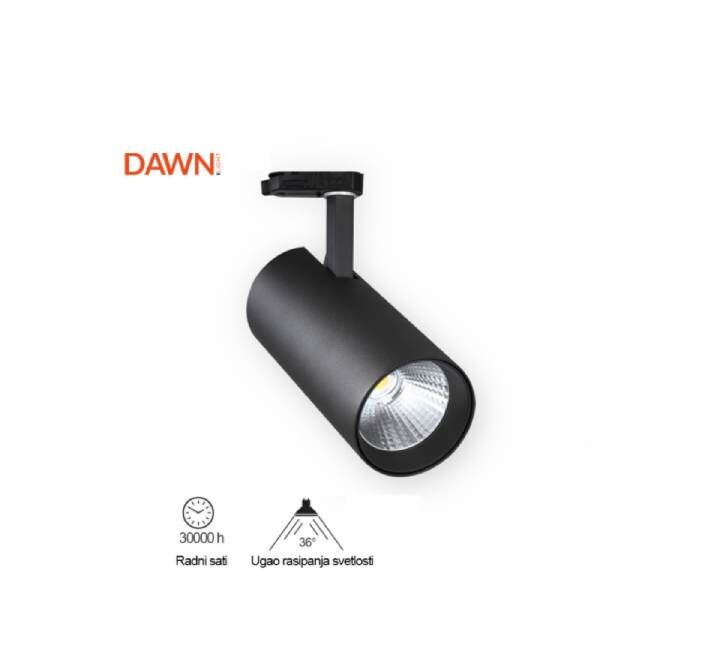 BB link LED reflektor 10 W 3000 K JM-4068 CRNI TROFAZN