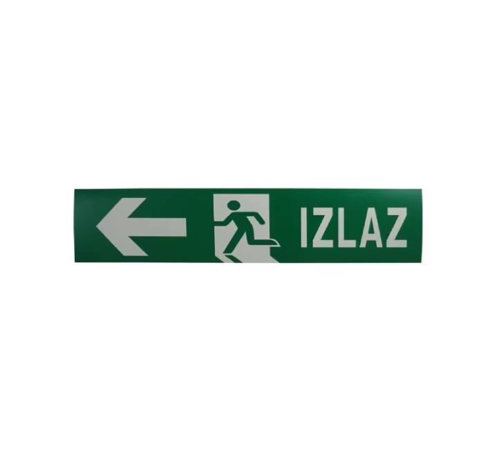 BB link Nalepnica za panik lampu 22,1*4,7CM Izl Levo
