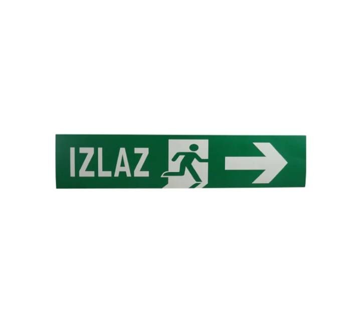 BB link Nalepnica za panik lampu 22,1*4,7CM IZL DESNO