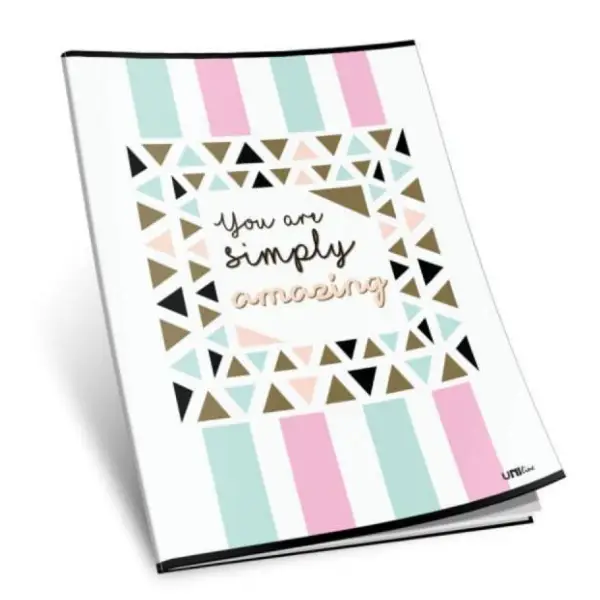 Sveska You are simply amazing A4 meki povez na kockice UNL-0747k