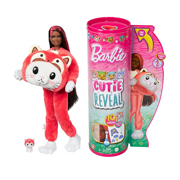 Barbika Cutie Reveal Colorful maca Barbie 178711
