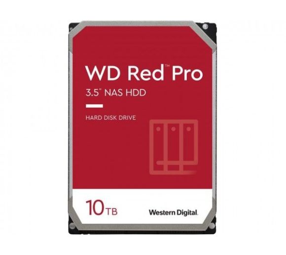 Western Digital - HDD FES-SATA 10TB WD102KFBX Red Pro NAS 7200RPM 256MB