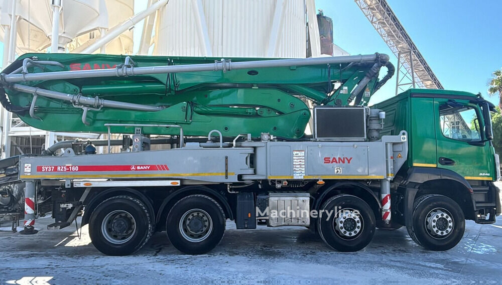 Sany SY37 RZ5-160 na šasiji Mercedes-Benz Arocs 3246 pumpa za beton