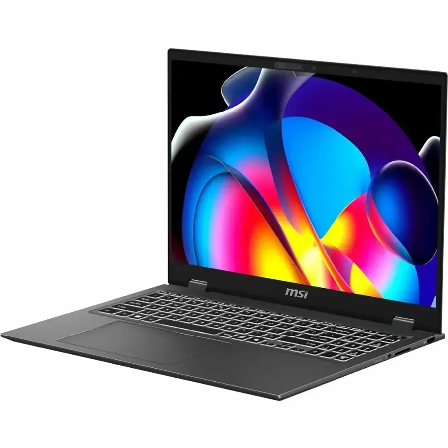 MSI - Prestige 16 AI Evo B1MG 16" Laptop - Intel Core Ultra 7 with 32GB Memory - 1 TB SSD - Stellar Gray, Gray