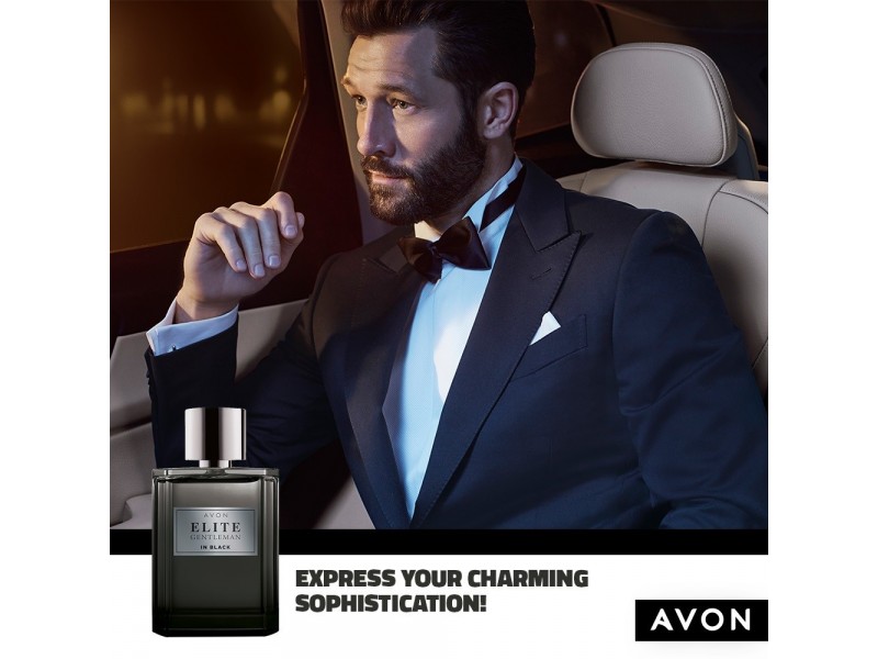 Elite Gentleman In Black toaletna voda 75ml by Avon