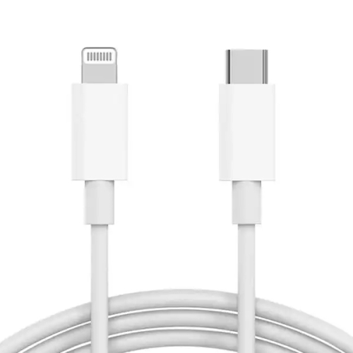 Kabl USB Tip C na lighting za iPhone beli 1m Velteh