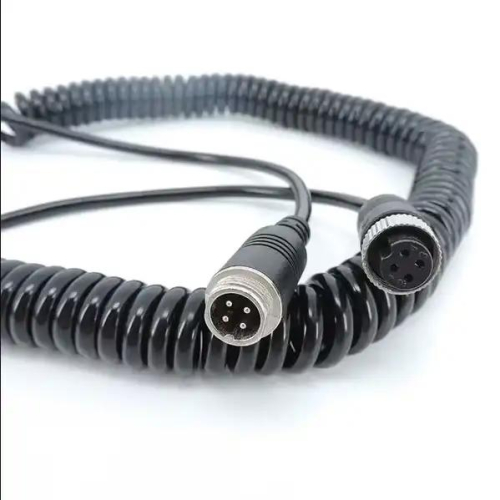 Produžni Video kabl spiralni 8m MF 4PIN Kettz RK-KT4PS8M