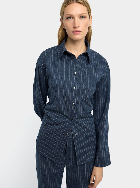 SHIRT WITH PINSTRIPE