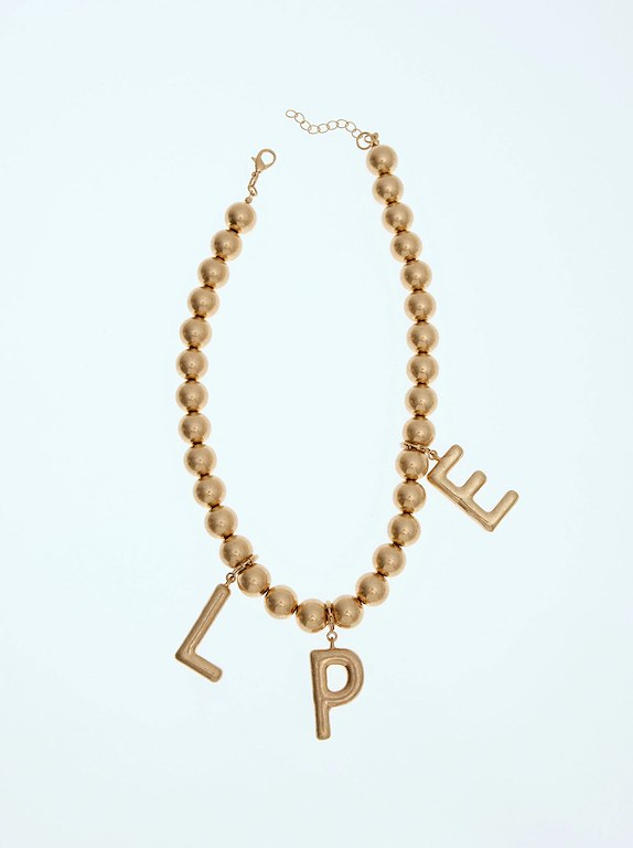 SHORT NECKLACE WITH BEADS
