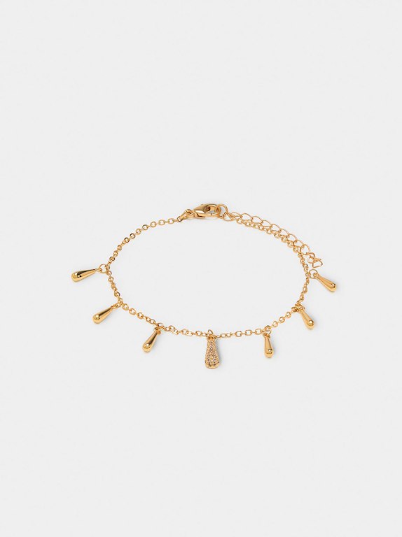 BRACELET TEARDROP CUBIC ZIRCONIA