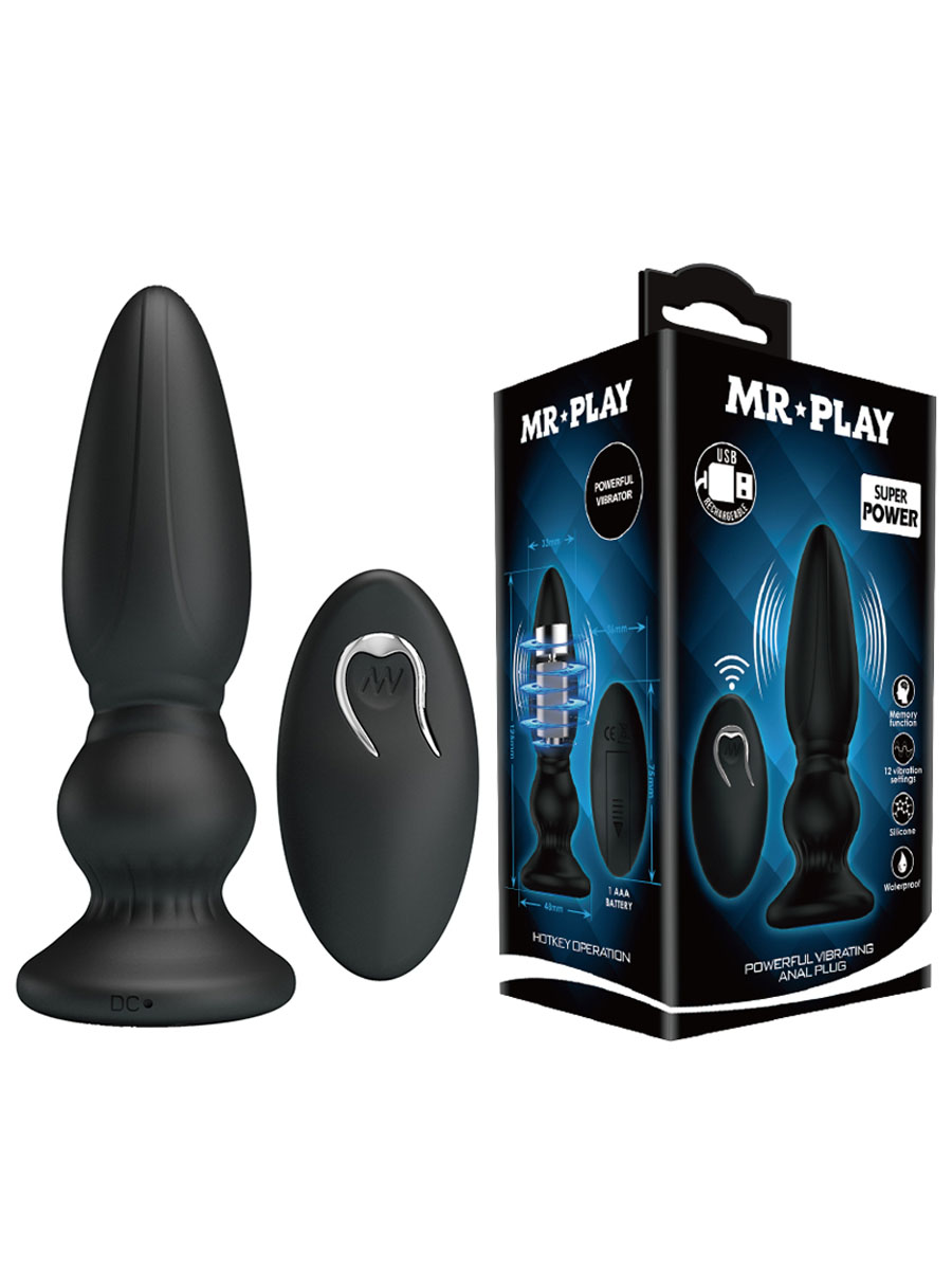 Powerful vibrating anal plug