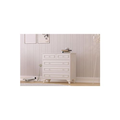 Rb-186-06 Matte White Dresser
