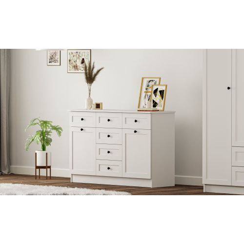Rb-168-04-001 Matte White Dresser