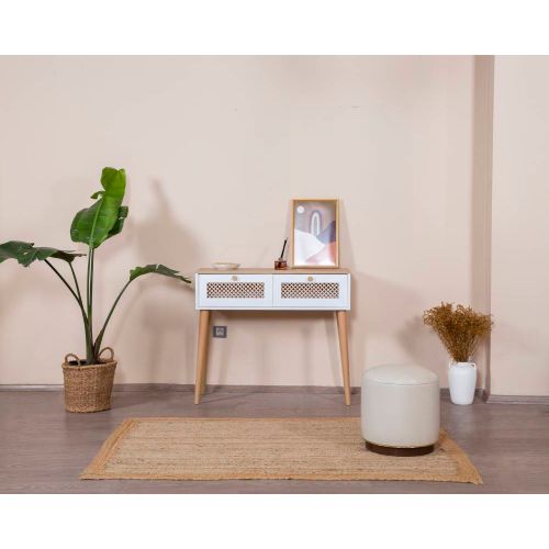 Goose - White, Oak White Oak Dresser