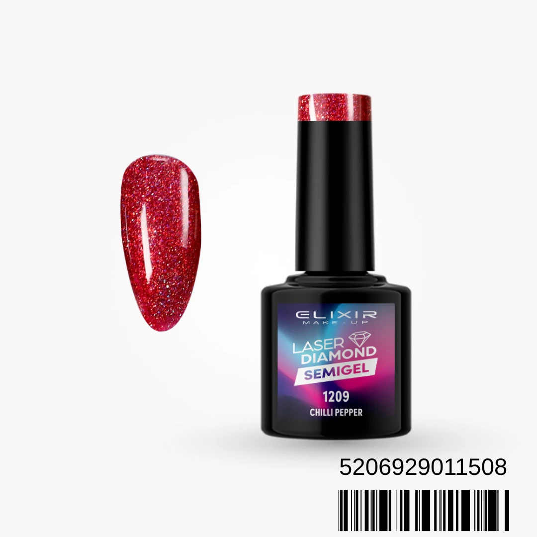 ELIXIR SEMI GEL LAK U BOJI 8ML 1209 LASER DIAMOND CHILLI PEPPER