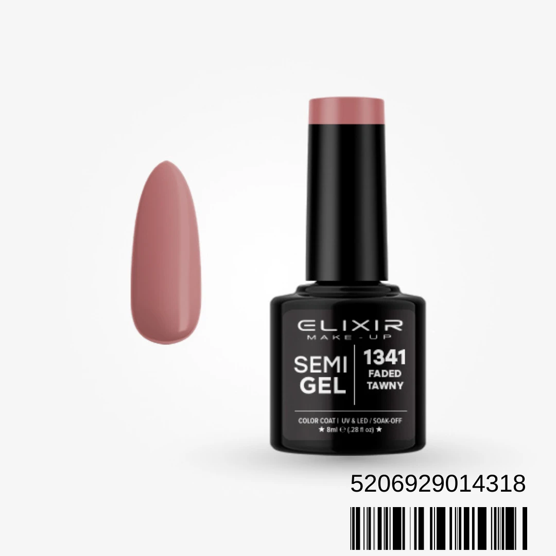 ELIXIR SEMI GEL LAK U BOJI 8ML 1341 FADED TAWNY