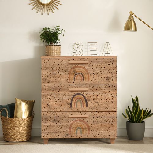 Leva Gravis Rainbow Atlantic Pine Dresser