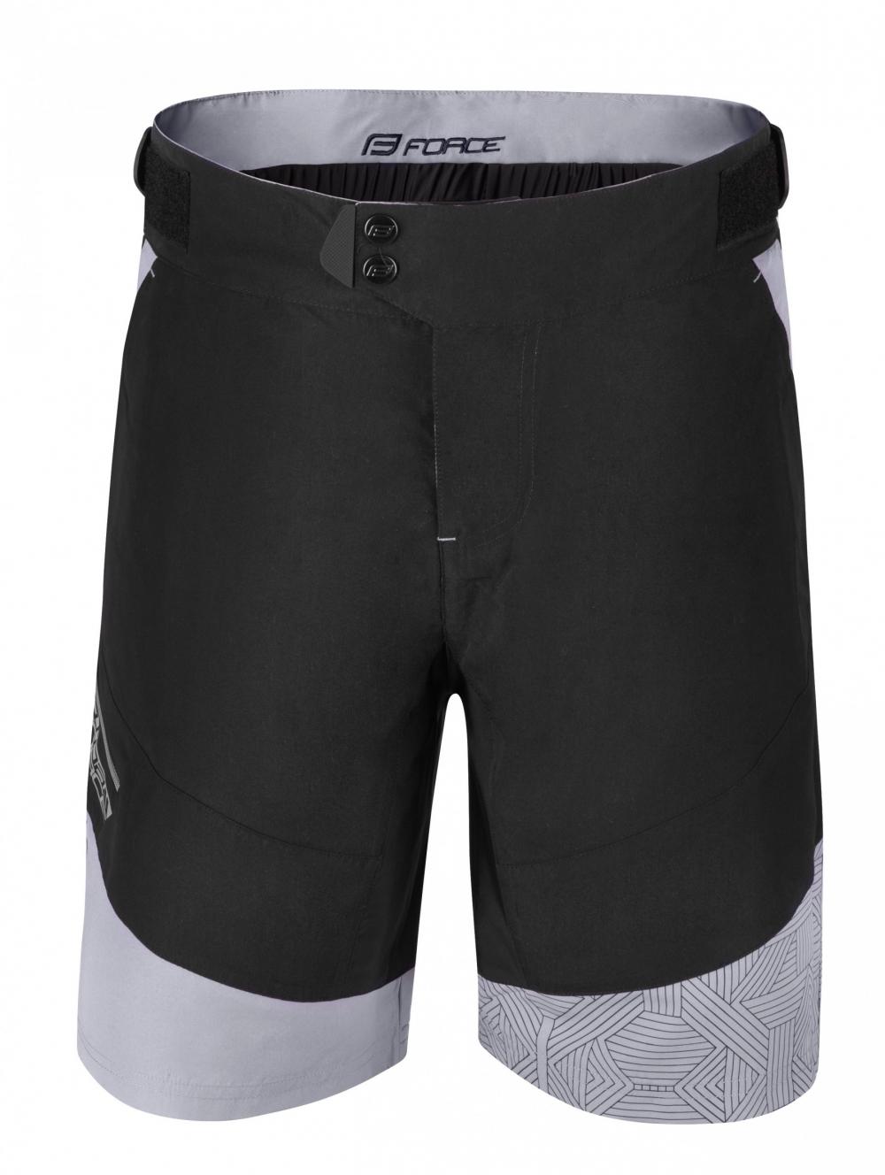 Šorts F STORM sa uloškom,crno-sivo XL - 900341-XL