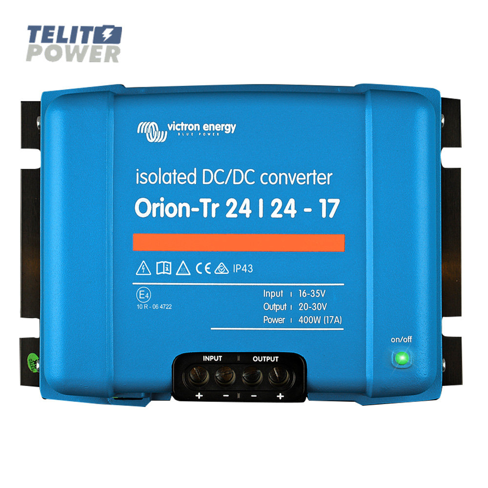 Victron Orion-Tr 24/24-17A DC-DC Konverter – 400W pretvarač za 24V sisteme