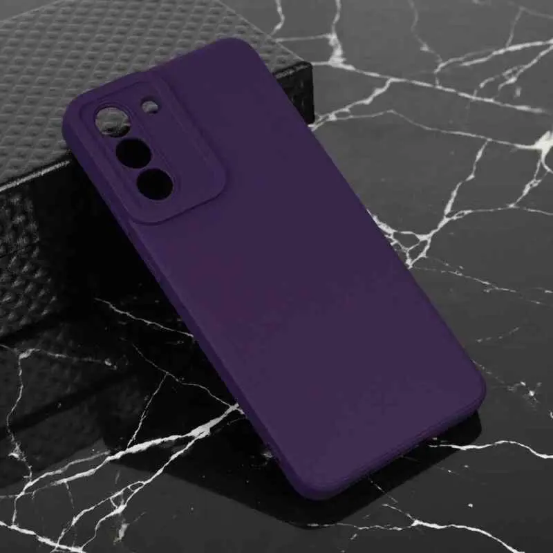 Maska Teracell Giulietta za Samsung S21 FE mat tamno ljubicasta