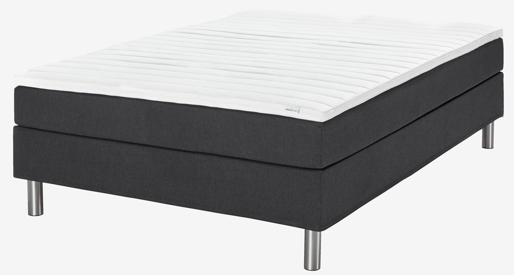 Boxspring krevet 140x200cm TYSSA crna-08 mekan PU