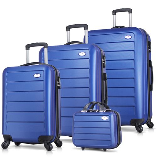 1536 Blue Suitcase Set (4 Pieces)