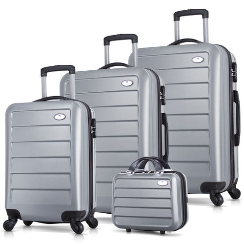 4841 Grey Suitcase Set (4 Pieces)
