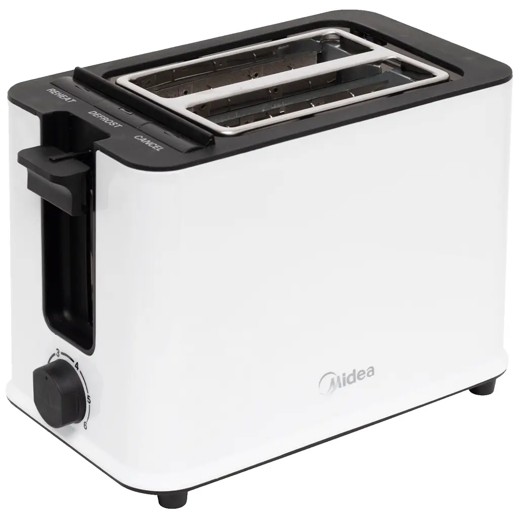 Midea toster sa 2 otvora za hleb i 6 nivoa greјanja MT-RP2L09W, 950W, beli
