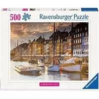 Puzzle slagalica 500 delova Zalazak sunca u Kopenhagenu Ravensburger 12000846